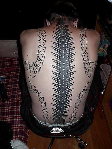 Back And Spine Tattoo Porn Pictures Xxx Photos Sex Images 848878 Pictoa