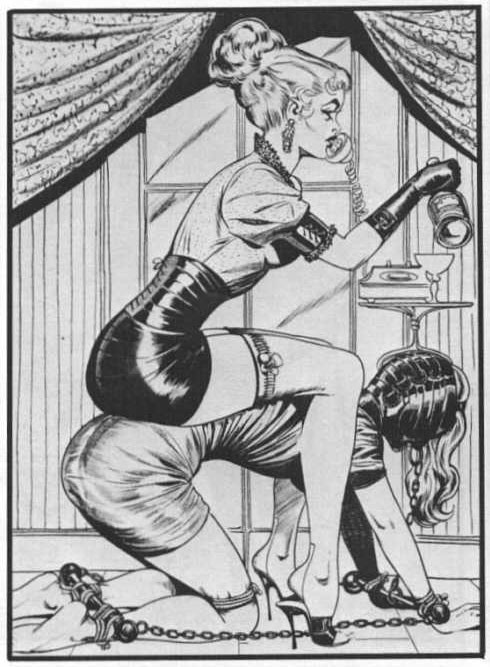 Vintage Leather And Chain Bdsm Artwork Porn Pictures Xxx Photos Sex